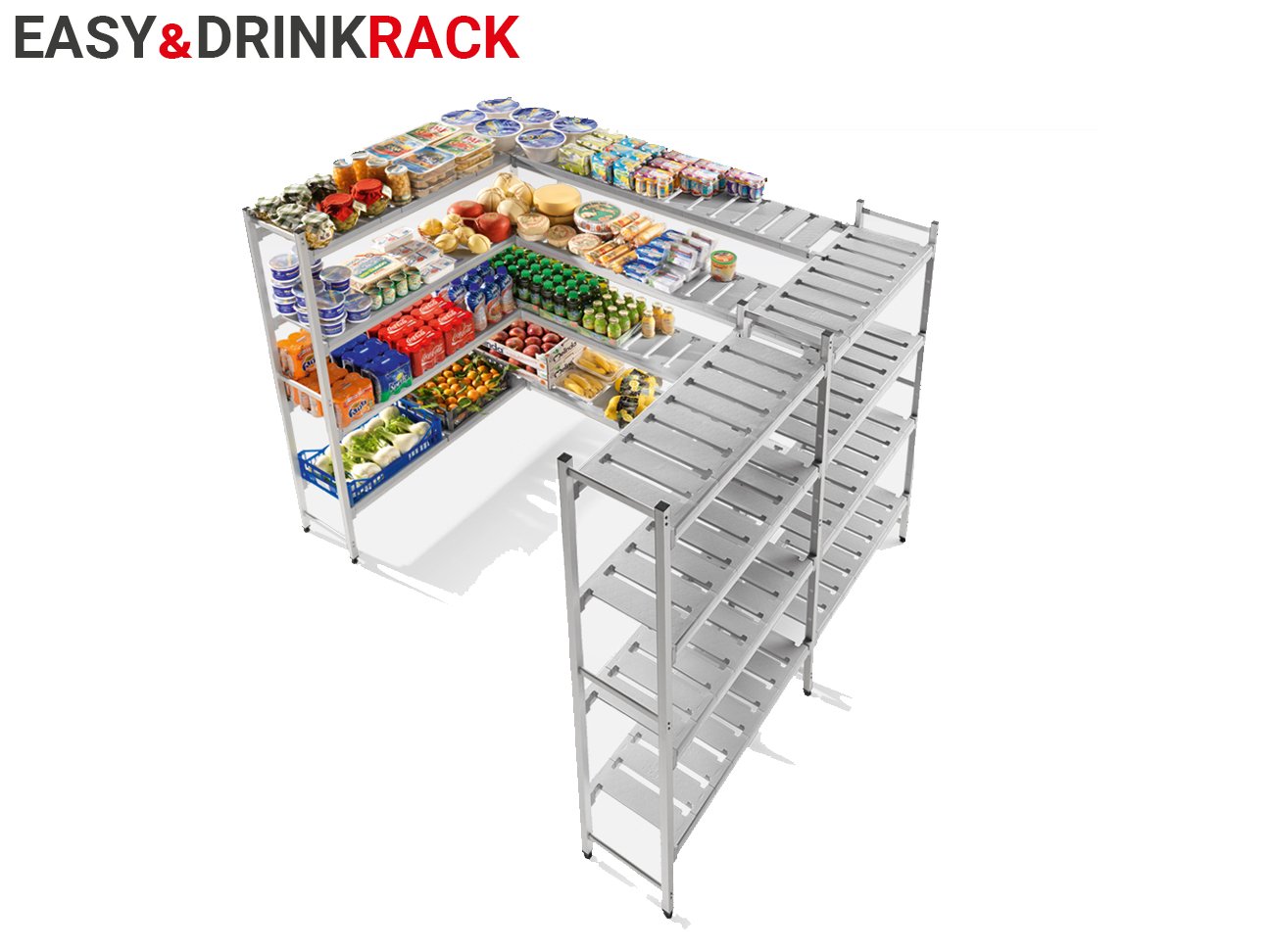 Easyrack hyllsystem för kyl- och frysrum